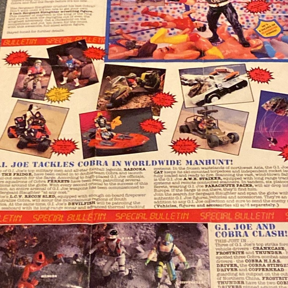 Vintage | Other | Classic 98s Gi Joe Mail In Advertisement Foldout ...